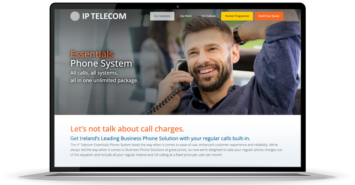 Creating a dynamic website design solution for Ireland’s largest VoIP ...